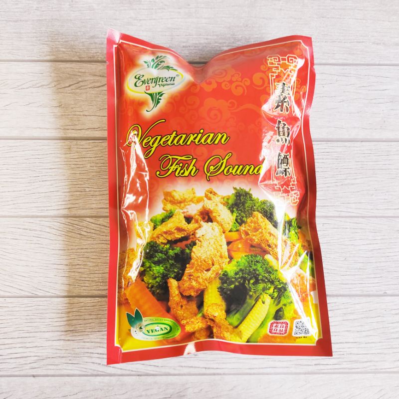 Jual Evergreen Vegetarian Fish Sound Hu Phio Yu Piao Yi Phio 150g Vegan ...