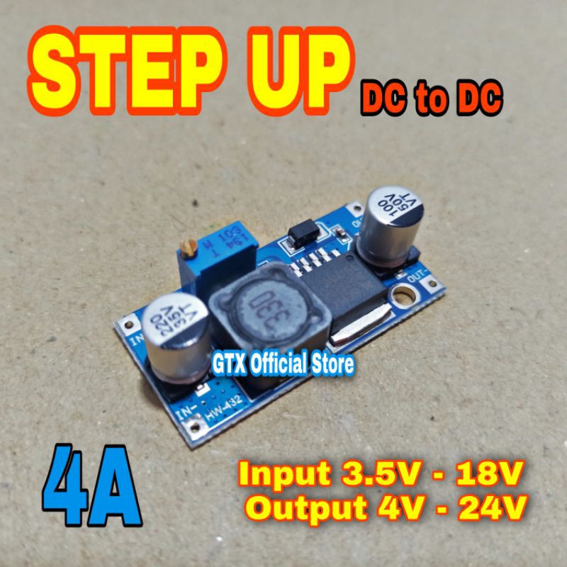 Jual PENAIK TEGANGAN DC STEP UP KIT MODUL XL6009 ADJUSTABLE BOOST DC-DC ...