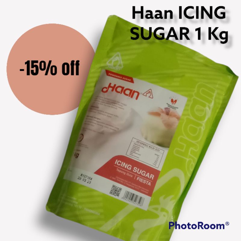Jual Haan Icing Sugar Fiesta 1 Kg | Shopee Indonesia