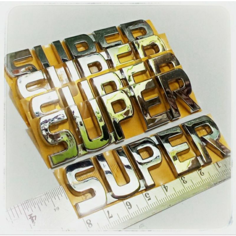 Jual Tulisan Super Emblem Super Mitsubishi Kuda | Shopee Indonesia