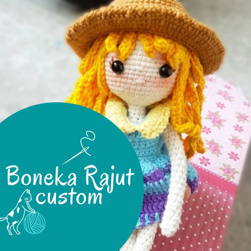 Jual Boneka Rajut Amigurumi Custom Model | Shopee Indonesia
