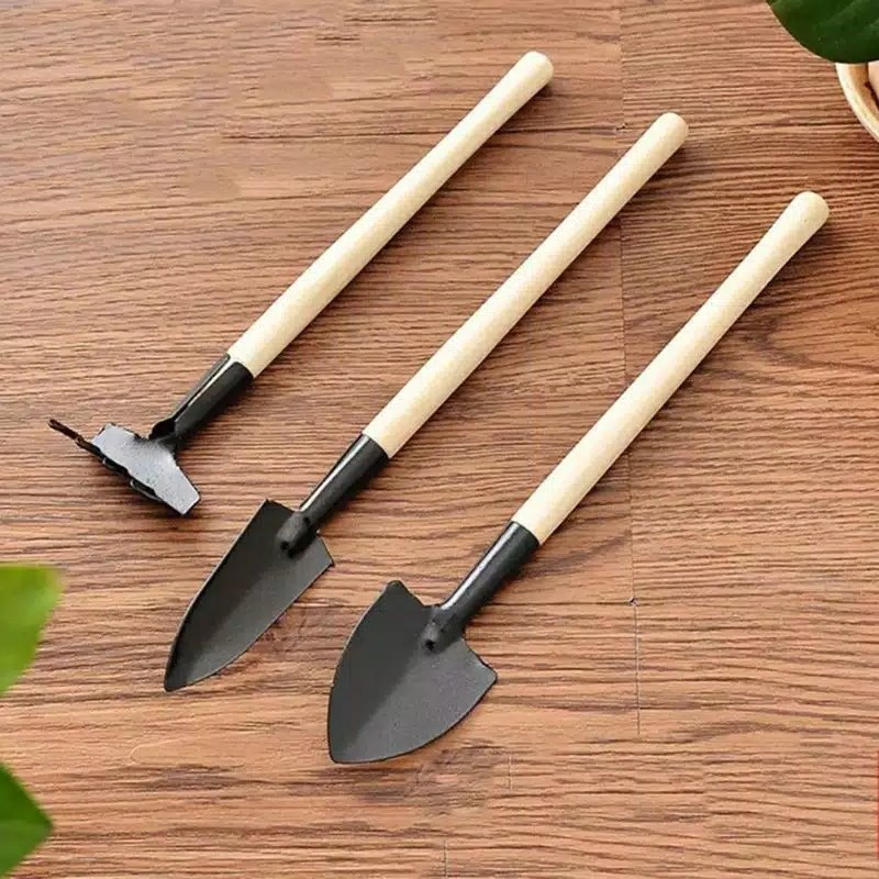 Jual ALAT BERKEBUN GARDEN TOOLS PERALATAN BERCOCOK TANAM SET 3 IN 1 ...