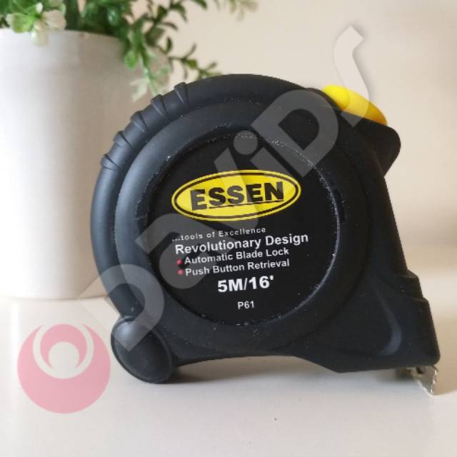 Jual Meteran 5 Meter Tukang Bangunan Roll 5m Essen | Shopee Indonesia