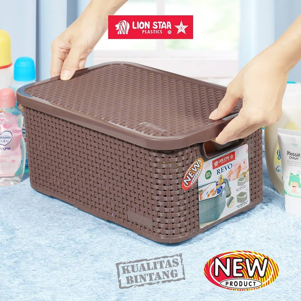 Jual LIONSTAR KODE CA 13 REVO STORAGE BOX NO 10 MULTIFUNGSI PENYIMPANAN SERBAGUNA KERANJANG LION ...
