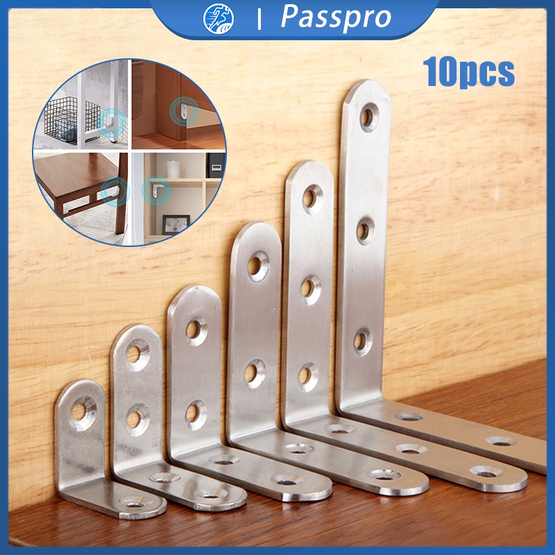 Jual Isi 10 Siku Penyangga Rak Stainless Steel Plat Siku L Tebal -20mm ...