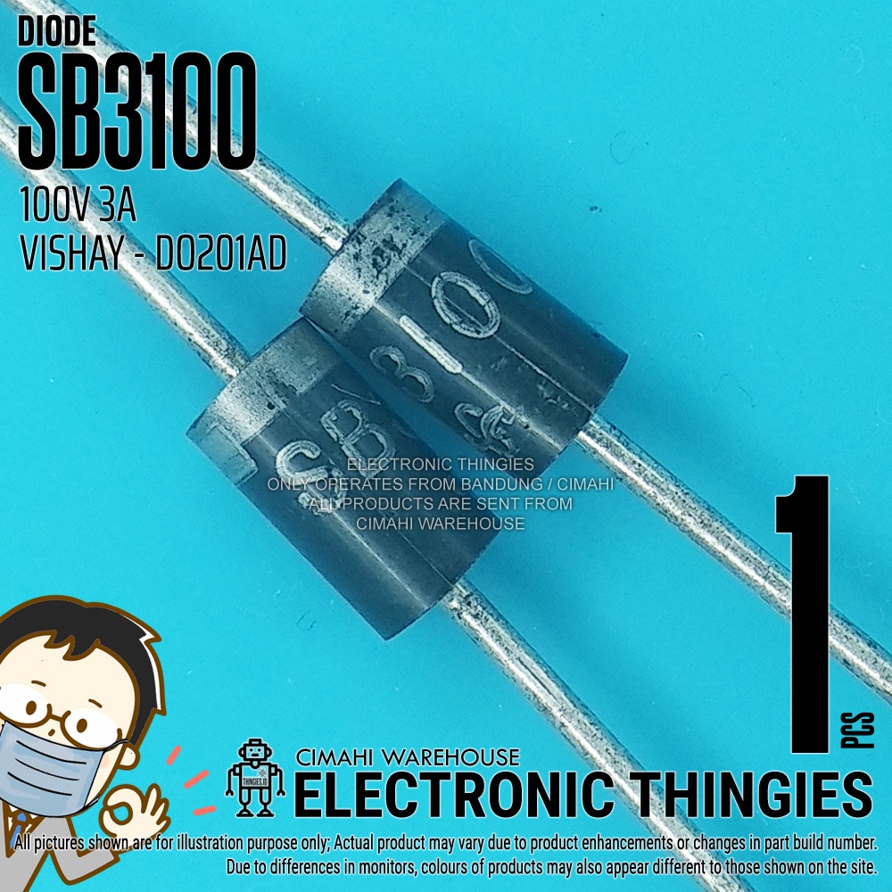 Jual SB3100 DO201AD DIODA SCHOTTKY DIODE | Shopee Indonesia