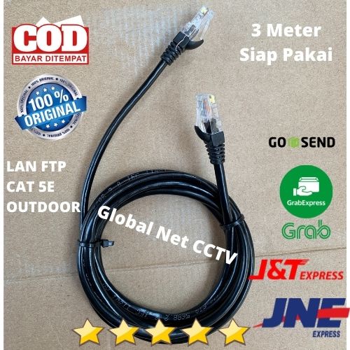 Jual Kabel Lan UTP 3 Meter Cat5e FTP Outdoor | Shopee Indonesia