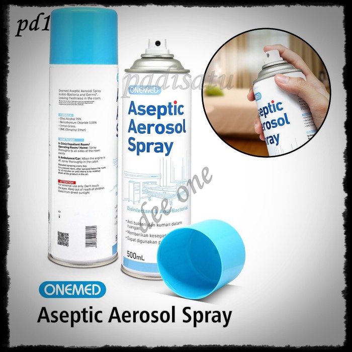 Jual DESINFEKTAN RUANGAN SPRAY ASEPTIC AEROSOL 500 ML | Shopee Indonesia