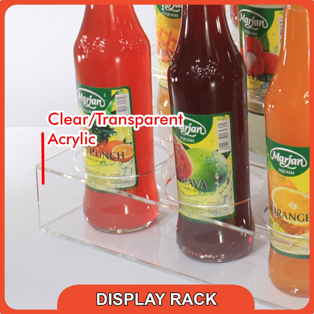Jual Rak Display Akrilik Botol Sirup Isi 9 | Shopee Indonesia