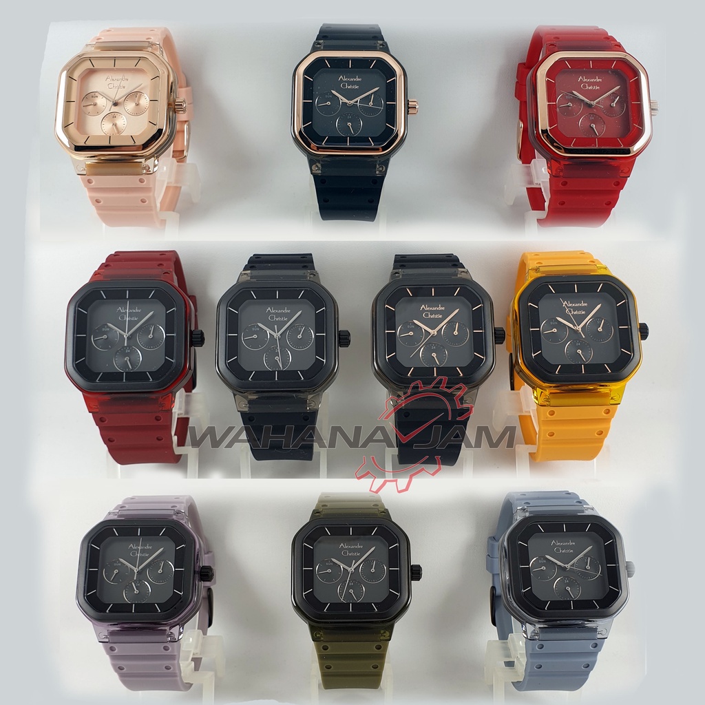 Jual Alexandre Christie AC 2811 BF/ Jam Tangan Wanita AC2811 Karet ...
