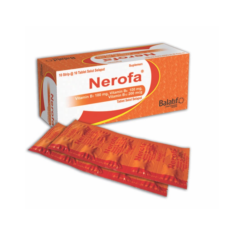 Jual NEROFA TAB 10/10 MULTIVITAMIN MENJAGA KESEHATAN | Shopee Indonesia