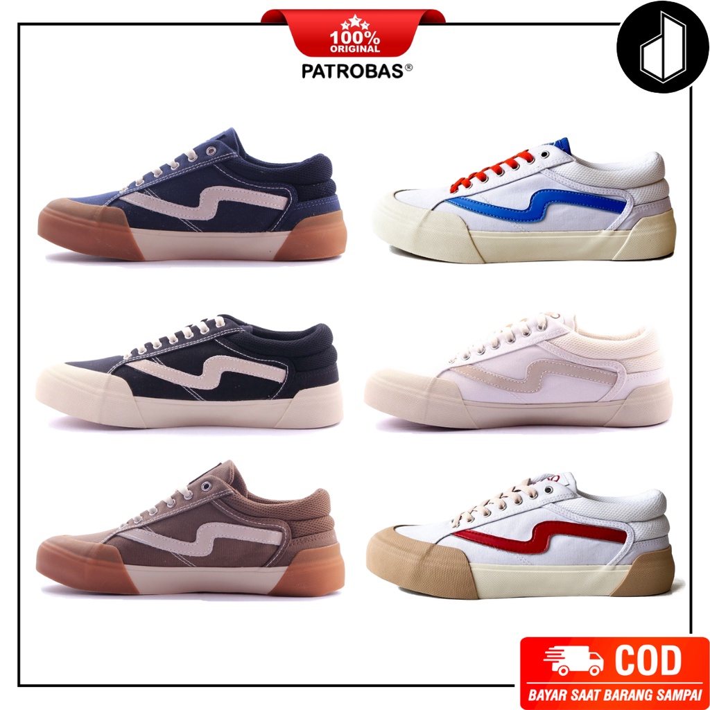 Jual Sepatu Patrobas Cloud Low Sneakers Pria Wanita Original | Shopee ...