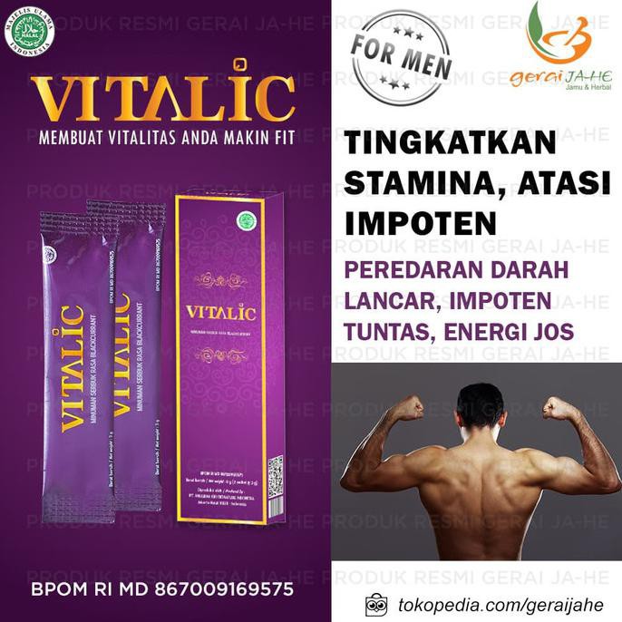 Jual VITALIC, MINUMAN PENAMBAH STAMINA PRIA DEWASA (1 PACK ISI 2 SACHET) | Shopee Indonesia