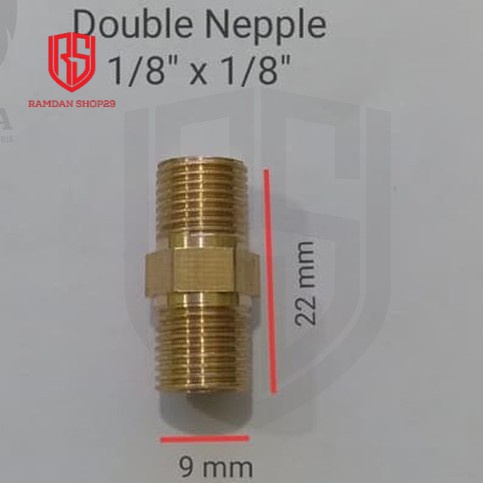 Jual Double Nepple 9mm | Shopee Indonesia