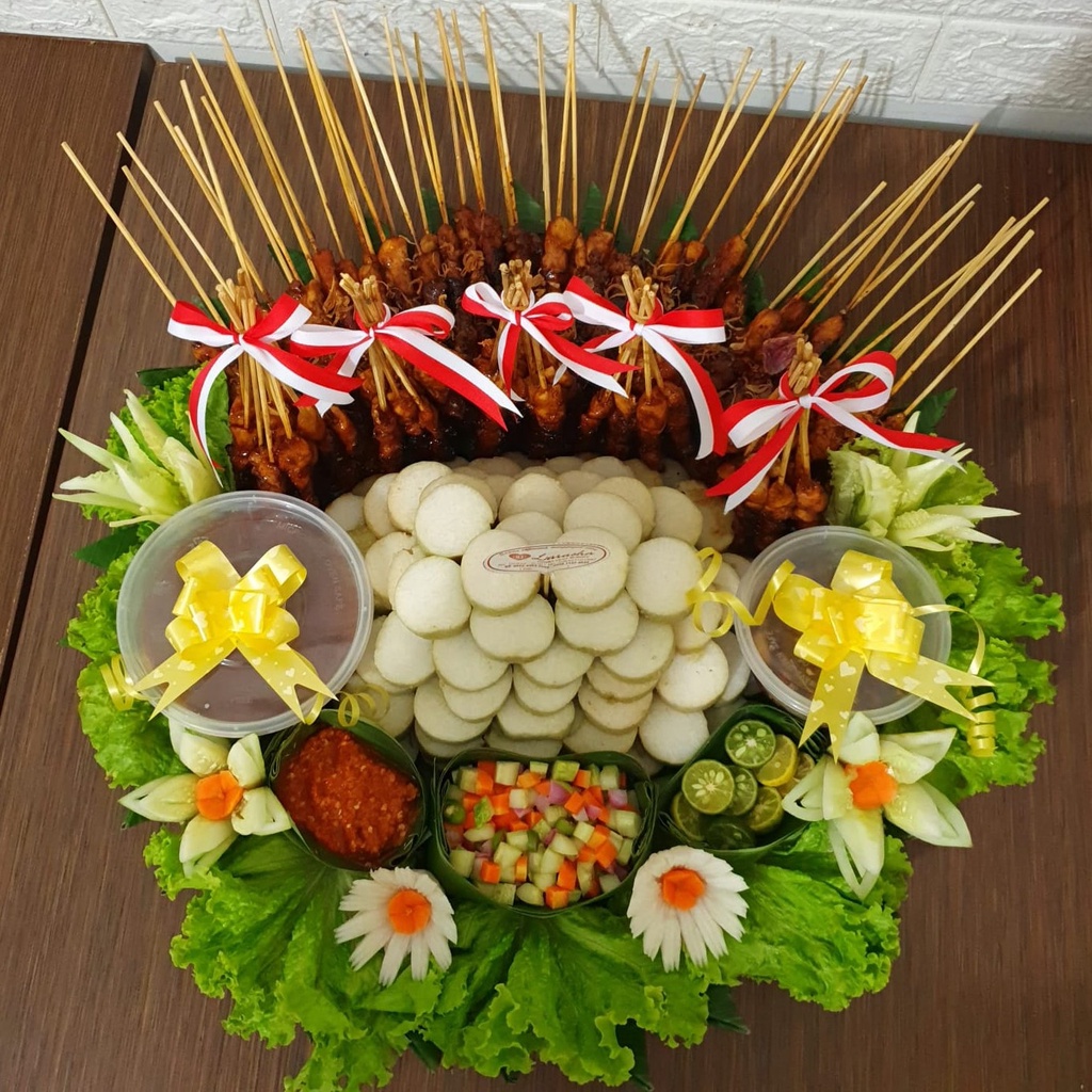 Jual TUMPENG SATE AYAM TAMPAH PAKET PORSI BERVARIASI | Shopee Indonesia