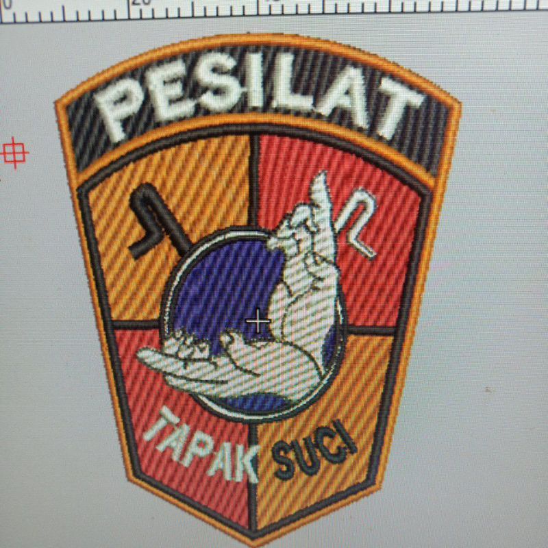 Jual Patch Bordir Logo Pesilat Tapak Suci | Bordir Custom | Patch Logo ...