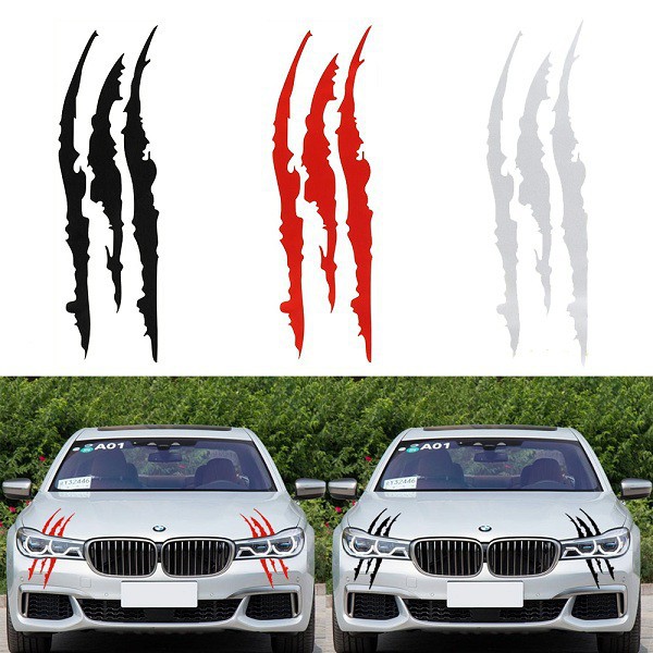 Jual Stiker Lampu Body Kap Mobil Cutting Sticker Model Cakar | Shopee ...