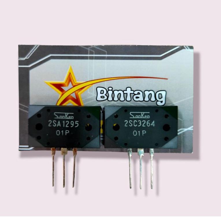 Jual (H1W1) Transistor final SANKEN 2SA 1295 / 2SC 3264 01P Original ...