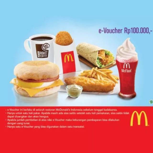 Jual Voucher Mcd 100rb atau lucky box | Shopee Indonesia