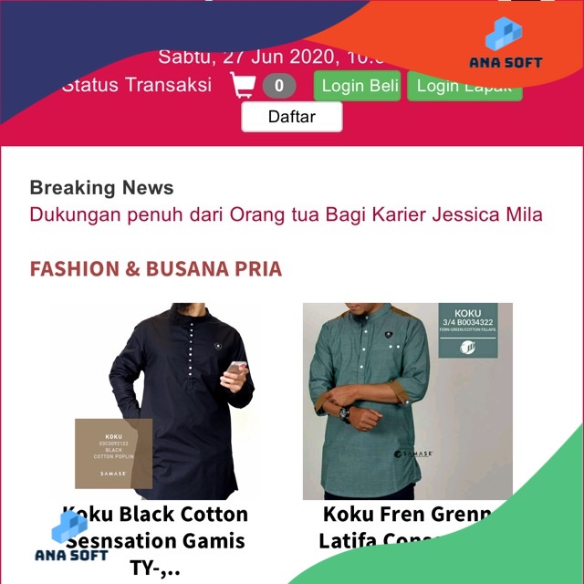 Jual Software Aplikasi Marketplace Berbasis Web Codeigniter | Shopee ...