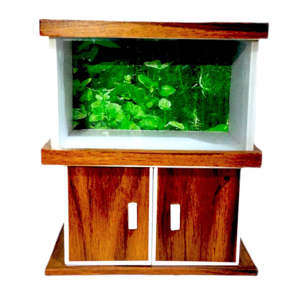 Jual AQUARIUM CUPANG MINI FULLSET MEJA DAN LAMPU LED USB 5 WATT ...