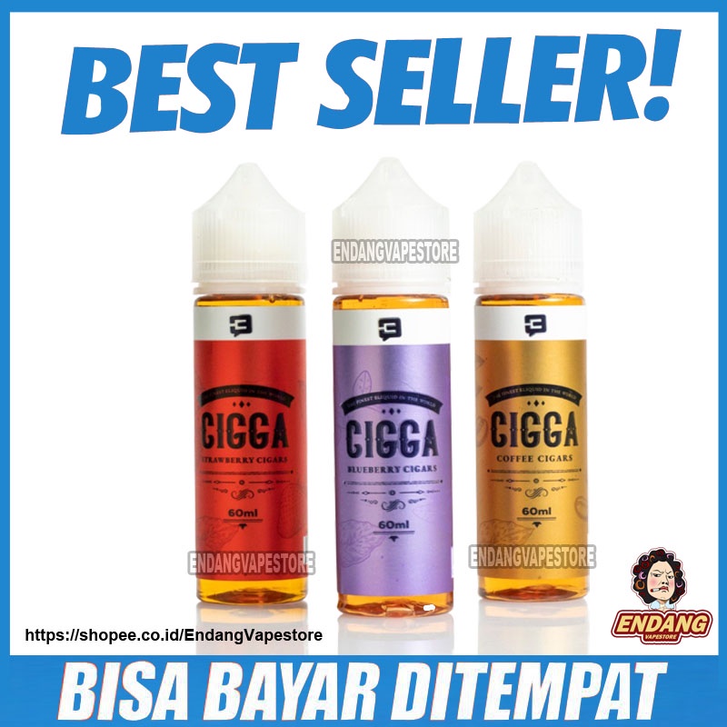 Jual Cigga Liquids Vapee Vapoor Freebase Cukai 60ml Nic 3mg 6mg ...