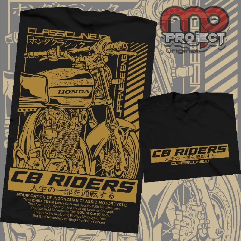 Jual kaos CB racing riders original distro gratis stiker | Shopee Indonesia