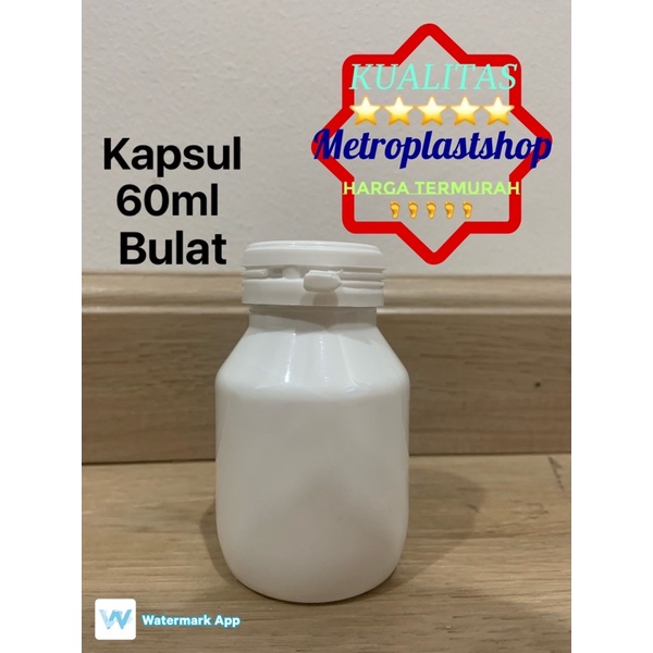 Jual Botol kapsul 30 60 ml kapsul 30ml 60ml tablet 30 vitamin 30 botol ...