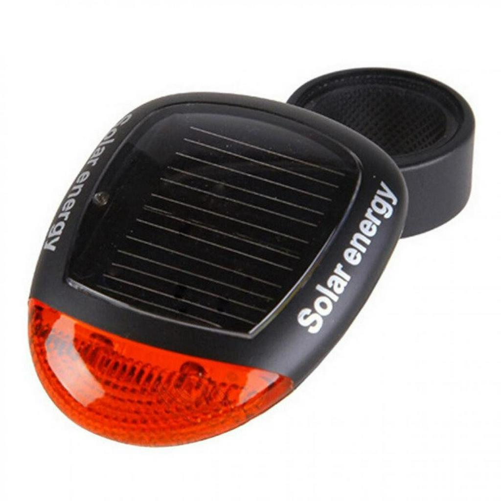 Jual Lampu Rambu Sepeda Energi Solar Matahari Bicyle Taillight Warning ...