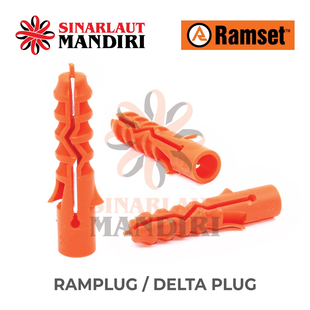 Jual Ramplug / Ram Plug / Delta Plug Ramset M 08 x 40 | Shopee Indonesia