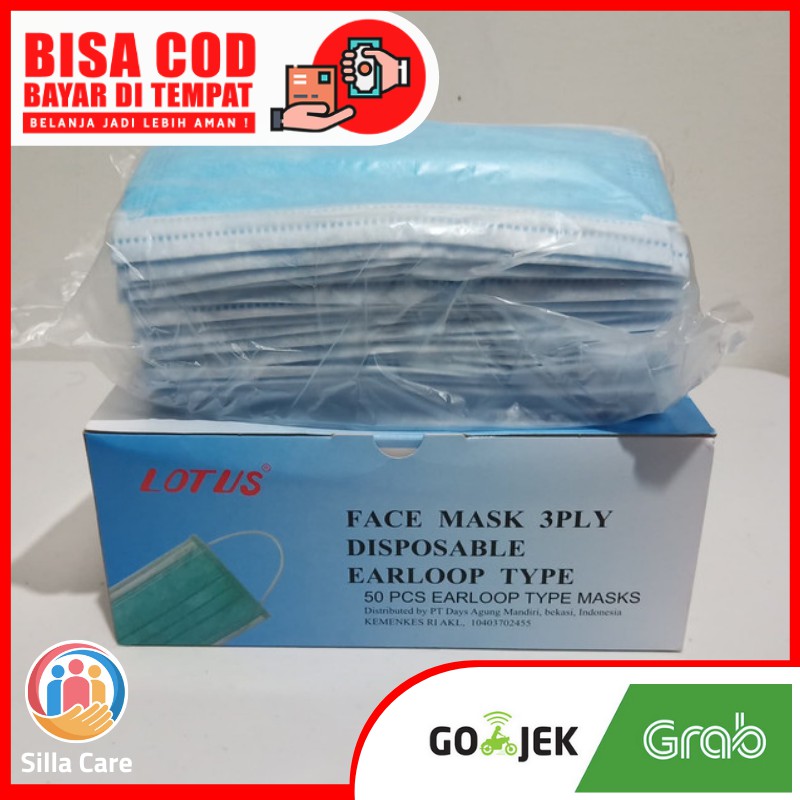 Jual MASKER EARLOOP 3 PLY ACCURATE SELLA MASKER MULUT UNTUK MEDIS DAN ...