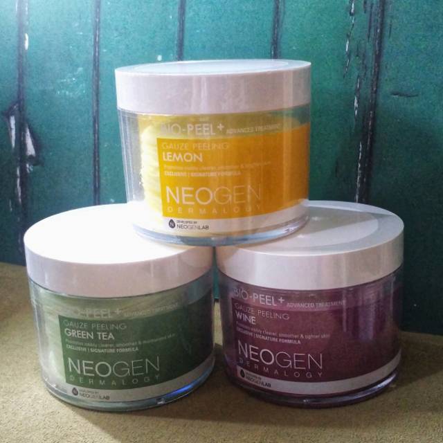 Jual Neogen Dermalogy Bio Peel Gauze Peeling Pad Lemon Wine Green Tea Asli Original (Full Size ...