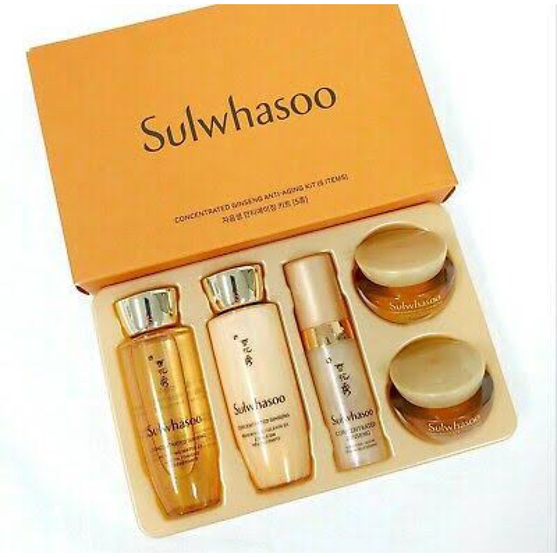 Jual Sulwhasoo Concentrate Ginseng Anti Agin Kit | Shopee Indonesia