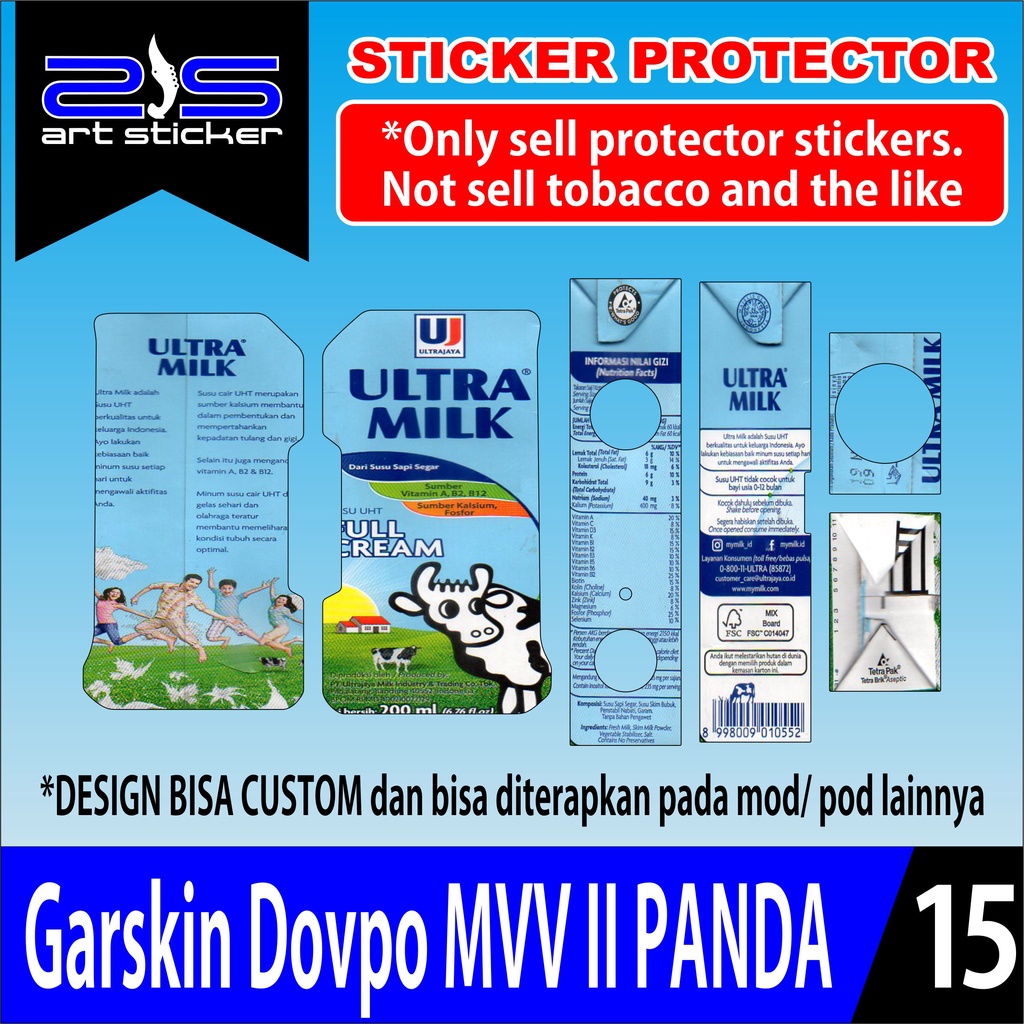 Jual SKIN Sticker Garskin Dovpo MVV II Panda | Shopee Indonesia