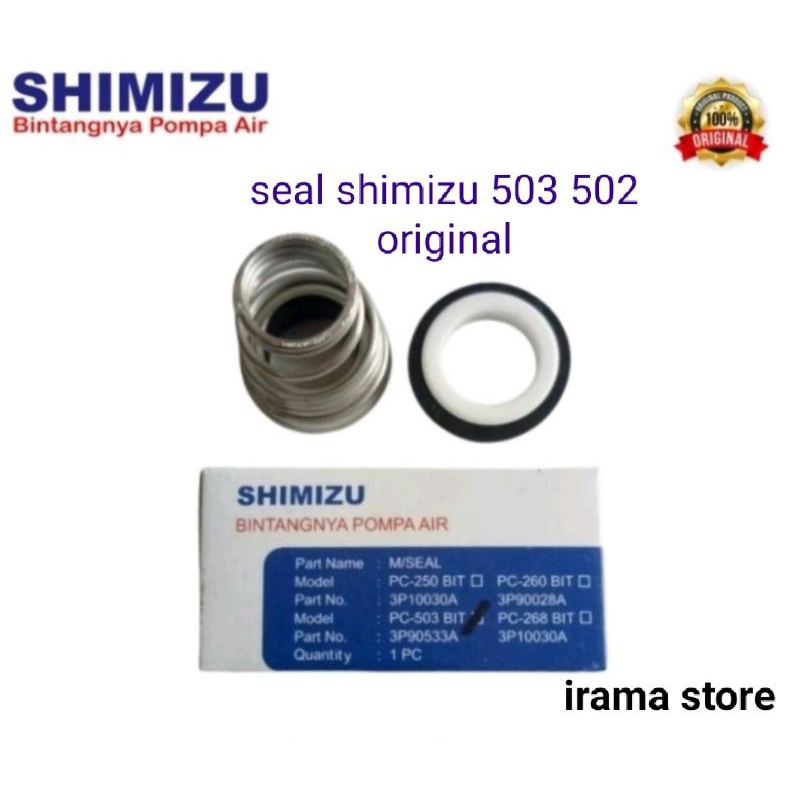 Jual mechanical seal pompa air jet pump Shimizu PC 503 502 ASLI ORIGINAL Seal Sil | Shopee Indonesia