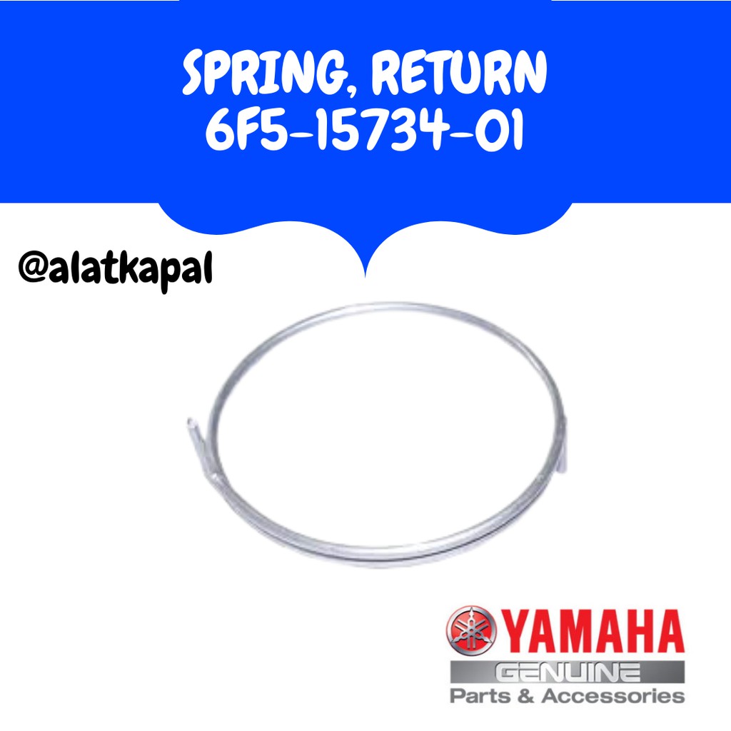 Jual SPRING RETURN 6F5-15734-01 UNTUK MESIN TEMPEL YAMAHA 40PK 2TAK ...
