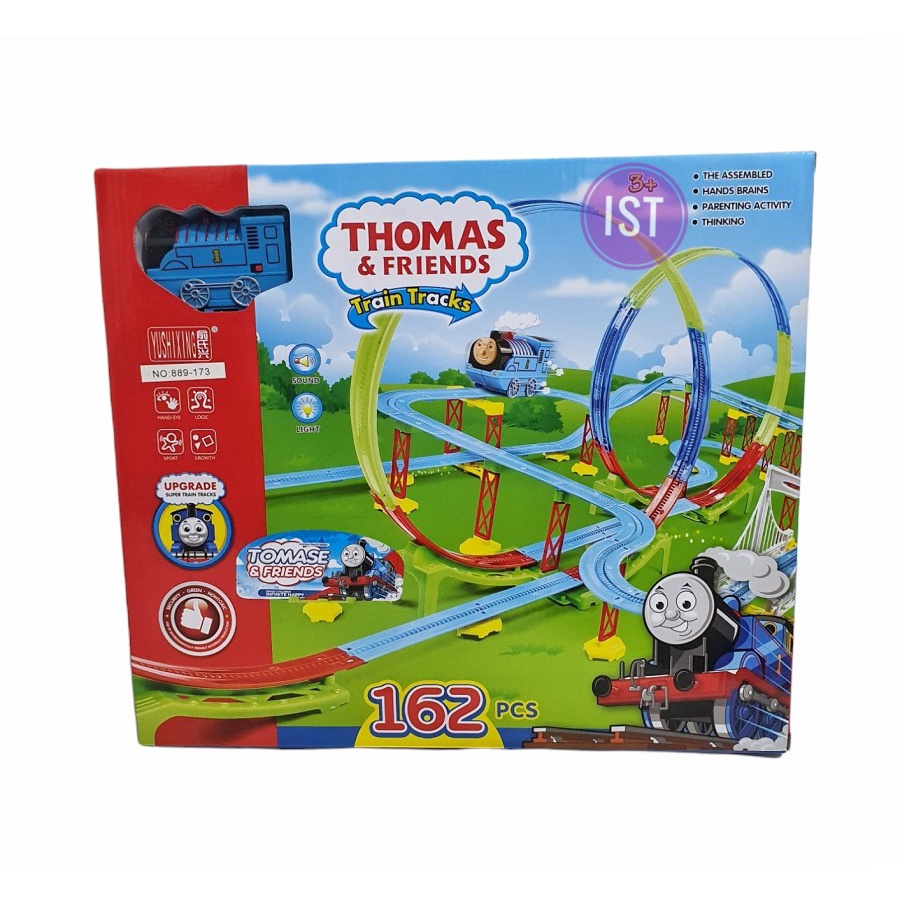 Jual Mainan Track Thomas Train Track 162 pcs A333-203 | Shopee Indonesia
