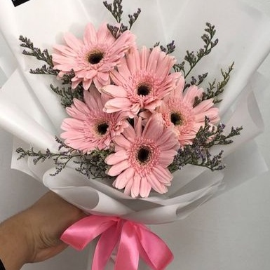 Jual SIMPLE GERBERA BOUQUET | Buket Bunga Valentine Valentine's Day ...