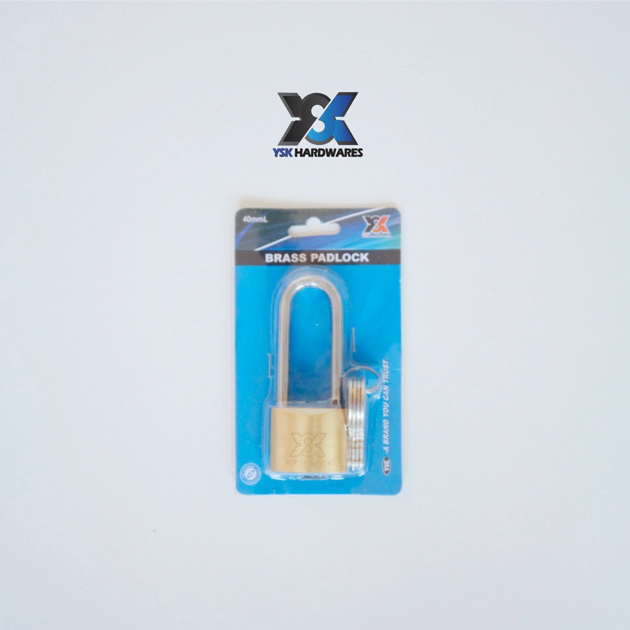 Jual Brass Padlock YSK-Long Uk 60mm / Gembok Kuningan Asli Leher ...