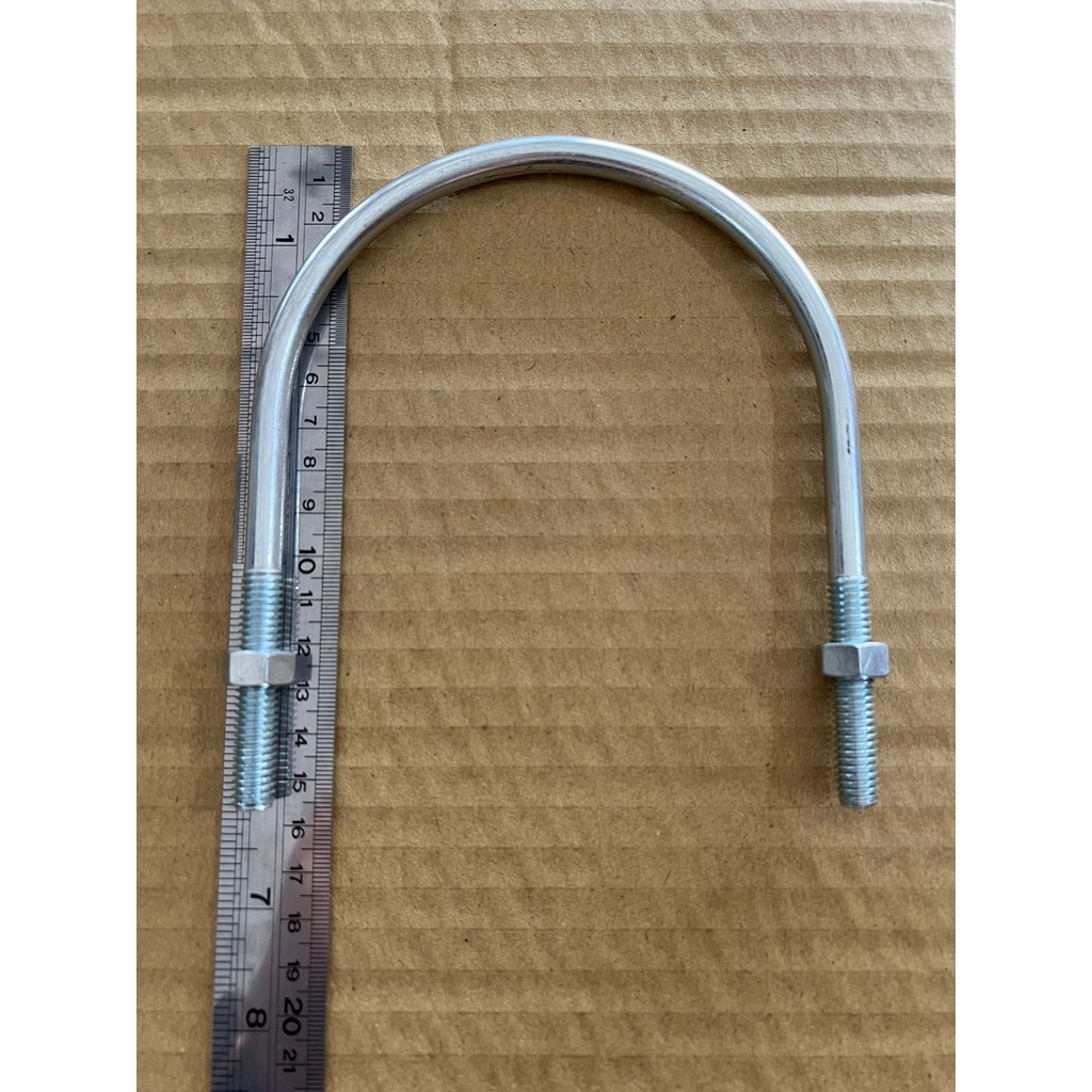 Jual Baut U (U Bolt) 3/8" (setara dengan baut m10 / kunci 14) | Shopee ...