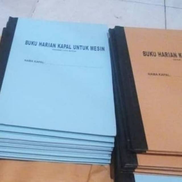 Jual Buku jurnal deck dan mesin (Log book deck & engine) | Shopee Indonesia