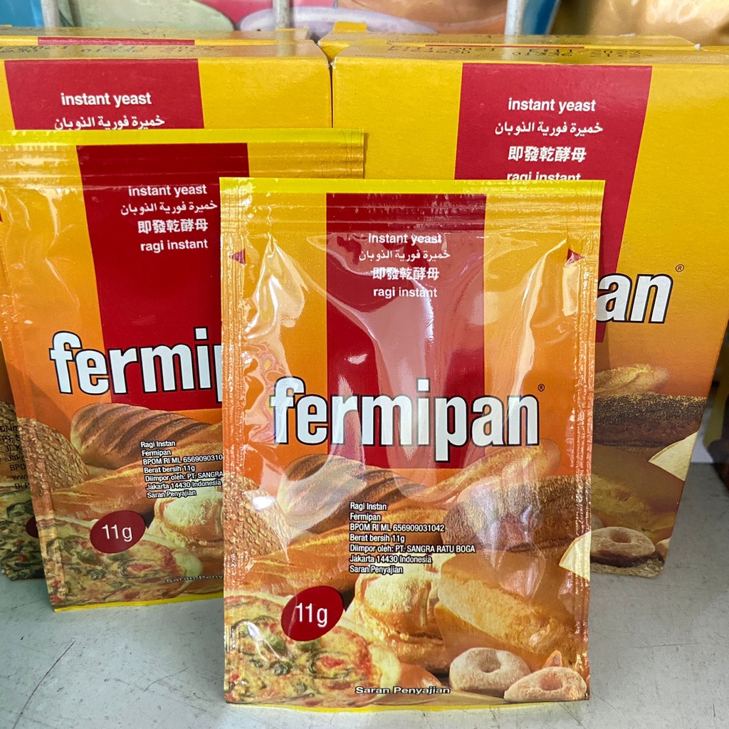 Jual Ragi FERMIPAN Sachet 11g/Ragi Kering/Ragi instant/ragi murah ...
