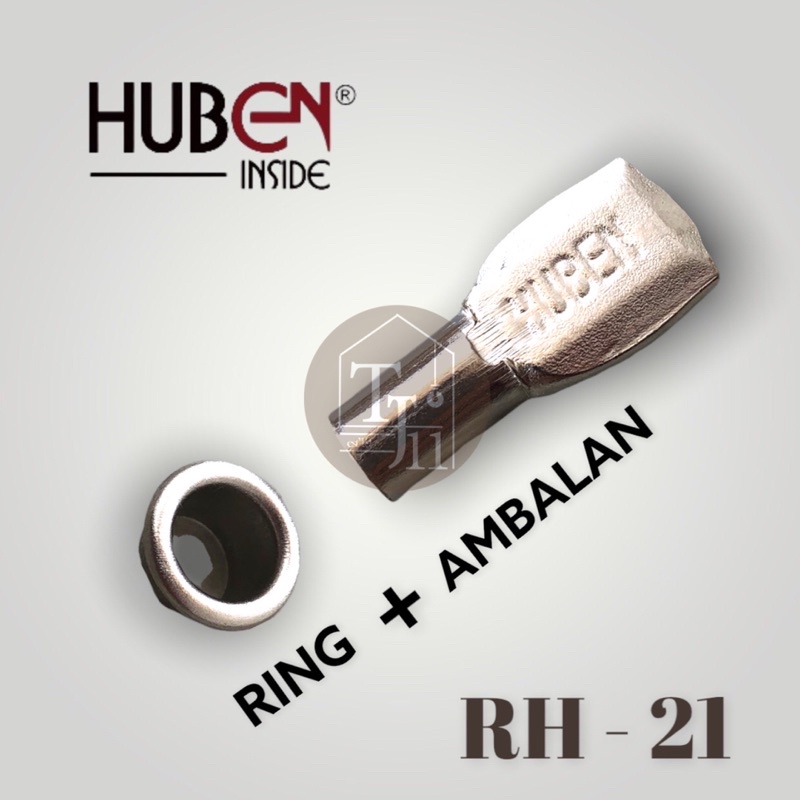 Jual AMBALAN BESI RING HUBEN RH-21 / AMBALAN PENAHAN RAK KAYU (PIN+RING ...