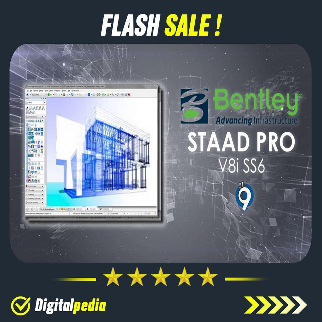 Jual Aplikasi Bentley STAAD PRO V8i SS6 V20 Full Version Premium ...