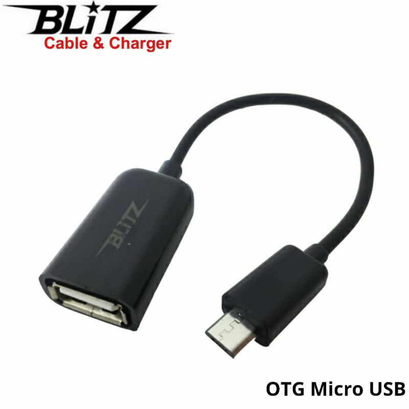 Jual BLITZ KABEL OTG MICRO USB TO USB FEMALE | Shopee Indonesia