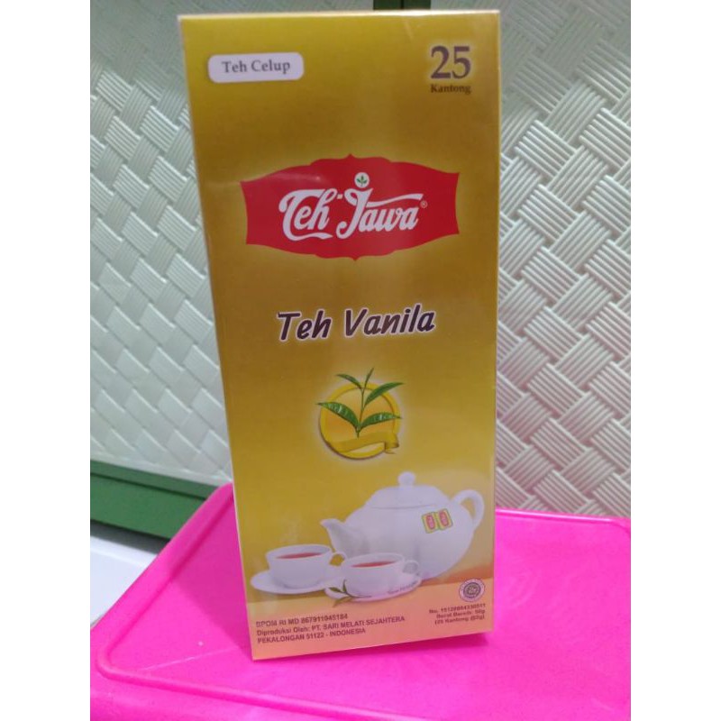 Jual TEH JAWA/ TEH VANILLA ISI 25KANTONG | Shopee Indonesia