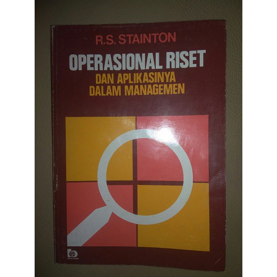 Jual Operasional Riset Dan Aplikasinya Dalam Managemen | Shopee Indonesia