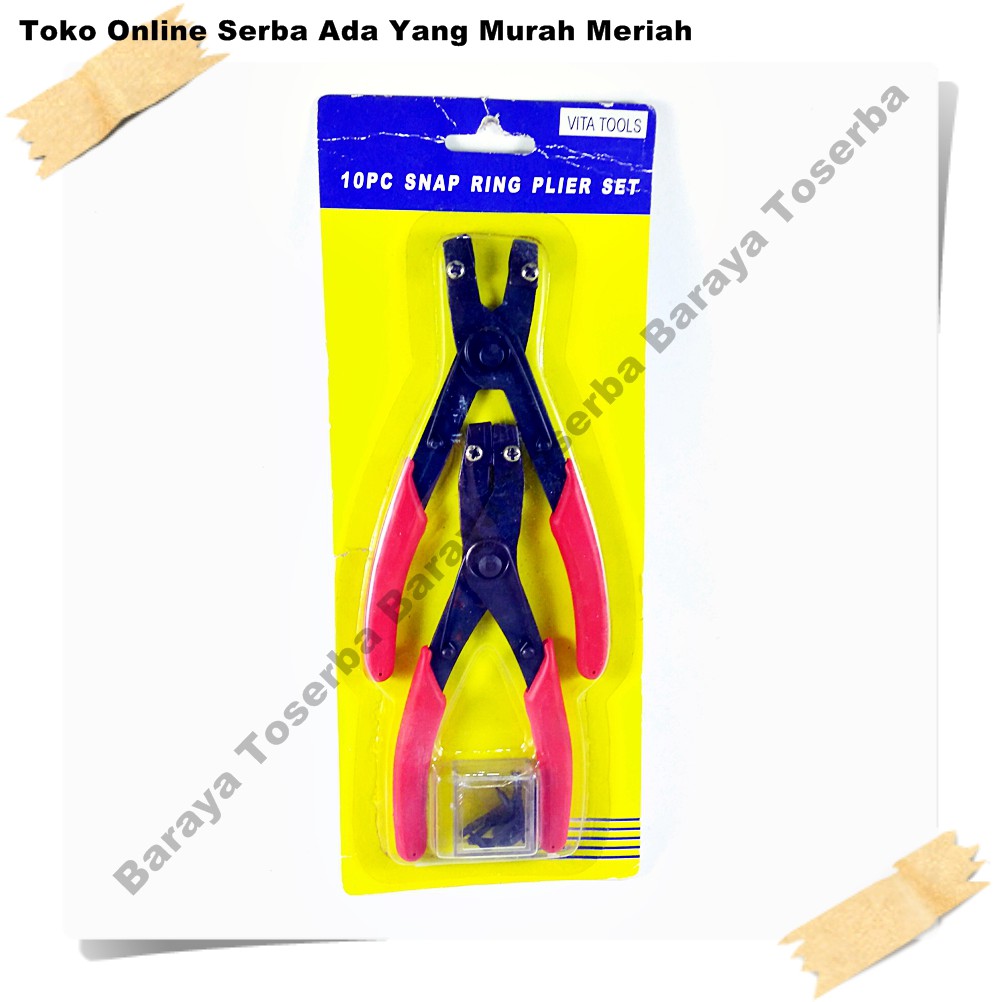 Jual Kunci Spi Tang Snap Ring Pembuka Dan Pengencang | Shopee Indonesia