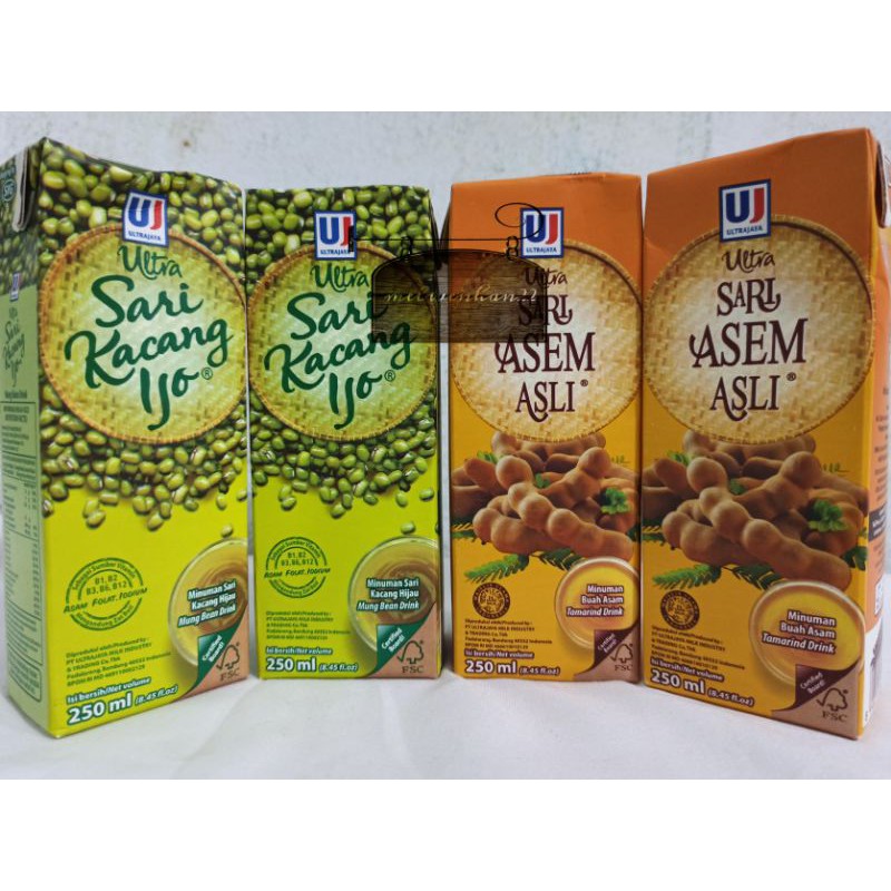 Jual SARI KACANG IJO / SARI ASEM ASLI ULTRAJAYA | Shopee Indonesia