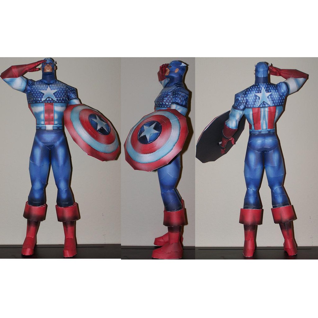 Jual DIY Papercraft Captain America | Shopee Indonesia